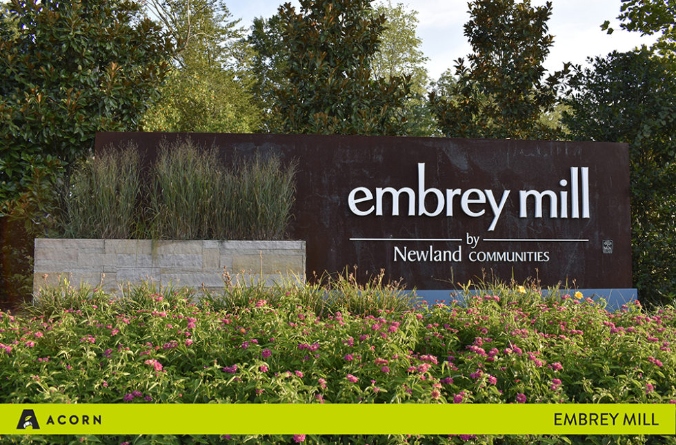 Acorn In Action - Embrey Mill - Acorn Sign