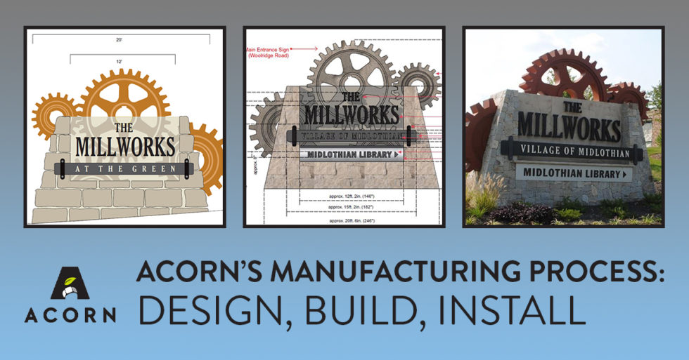 Acorn’s Manufacturing Process: Design, Build, Install - Acorn Sign